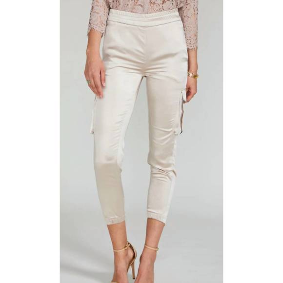 Generation Love | Pants & Jumpsuits | New Generation Love Chandra Satin Jogger In Champagne ...